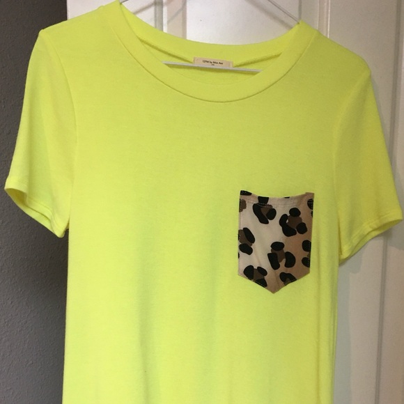 12 Pm By Mon Ami | Tops | 2 Pm By Mon Ami Brand Neon Yellow Color Small ...